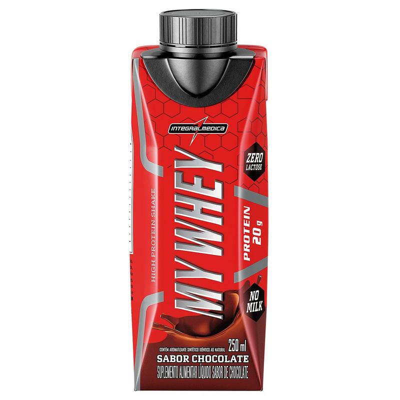 Whey Protein IntegralMédica My Whey Shake c/ 6 Unidades - 250 ml ...