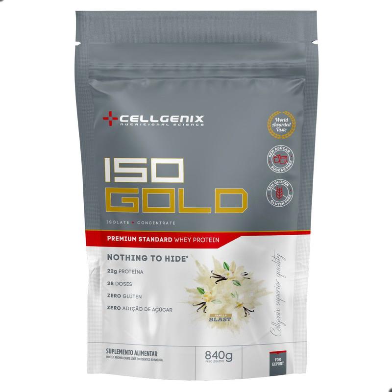 Whey Protein Iso Gold Premium Standard 840g Cellgenix - Whey Protein ...