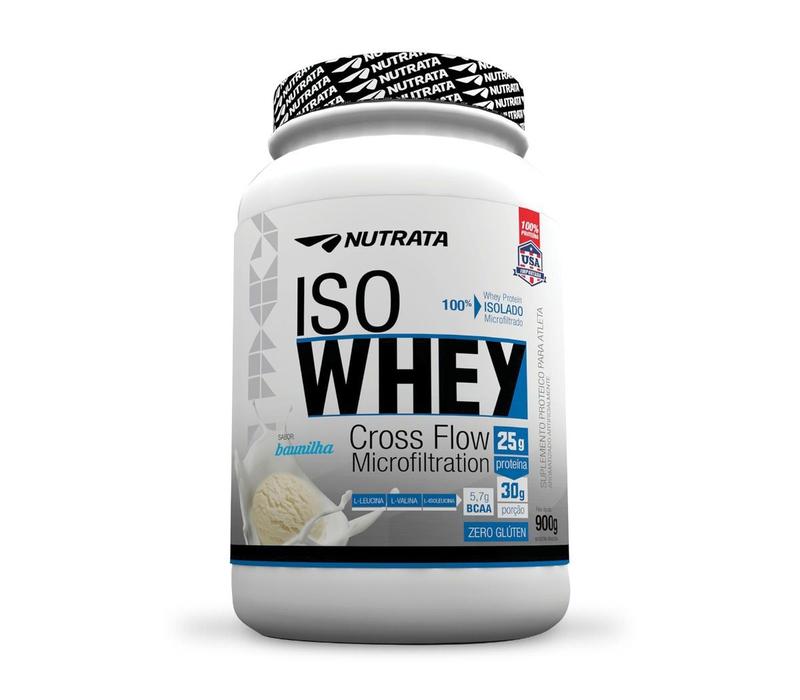 Whey protein iso whey proteína isolada 900g coco nutrata - Massa ...