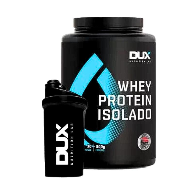 Whey Protein Isolado Dux + Coqueteleira - Dux Nutrition - Kit de ...