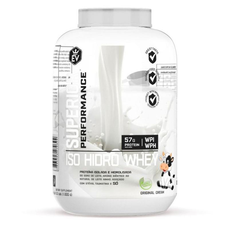 Whey Protein Isolado e Hidrolisado - EVO - 1kg - EVOLUTION - Whey ...