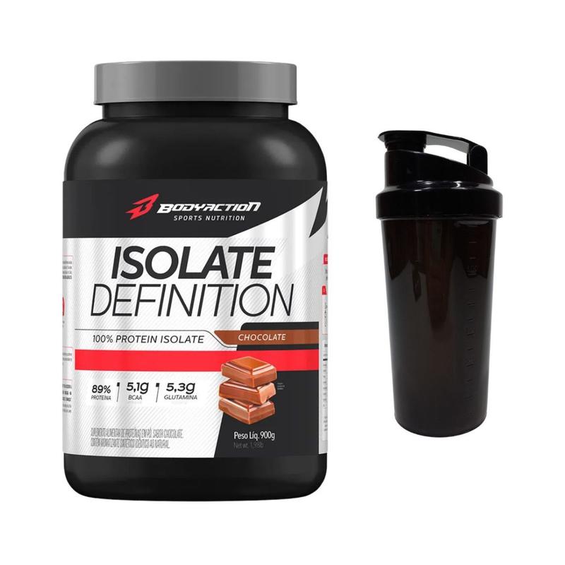 Whey Protein Isolado Isolate Definition Pote 900g + Shakeira ...