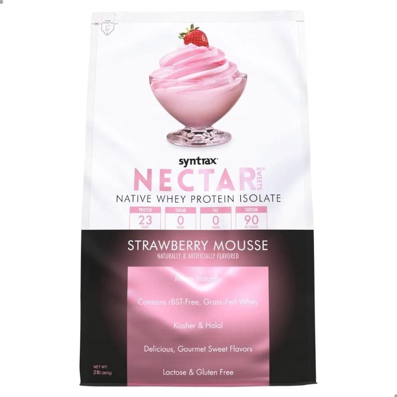 Whey Protein Isolate Native Nectar Sweets 907g 2Lbs Syntrax - Whey ...