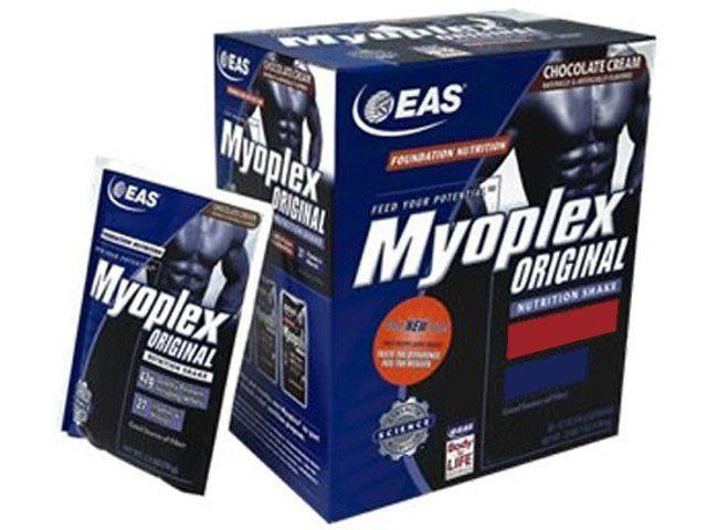 Whey Protein Myoplex Original 20 Sachês - EAS - Chocolate - Massa ...