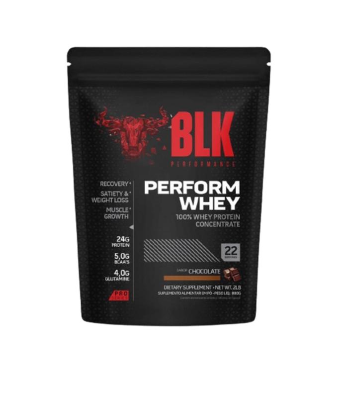 Whey Protein Perform Whey (880g) Proteína Concentra - Blk Performance - BLK PERFORMANCE - Massa ...
