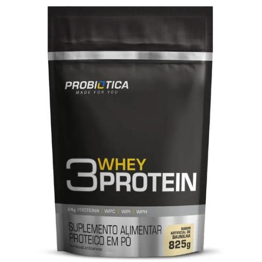 Whey protein Refil 3W 825g- Probiótica - Whey Blend - Magazine Luiza