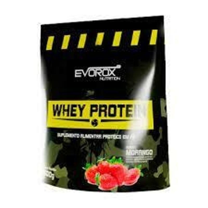 Whey Protein Refil- Morango 900g Evorox - Evorox Nutrition - Massa ...