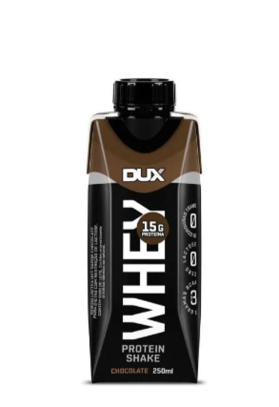 Whey Protein Shake - 250ml - Dux Nutrition - Bebida Láctea UHT - 15g de ...