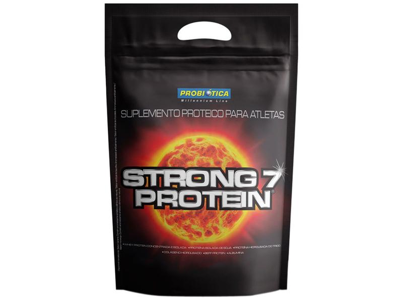 Whey Protein Strong7 Protein 1,8 kg - Probiótica - Massa Muscular ...