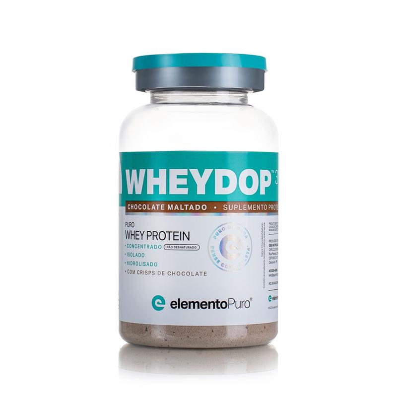 Whey Protein - WHEYDOP 3W - Elemento Puro - dose única - Whey Blend - Magazine Luiza
