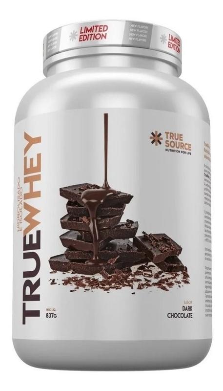 Whey True Source Isolado e Hidrolisado Sabor Chocolate Dark 837g Alto ...