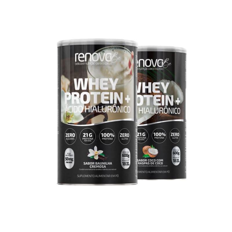 WheyProtein Renova Be + Ácido Hialurônico Loja Oficial 2unid - Whey Protein - Magazine Luiza