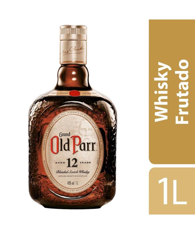 Whisky Escocês Blended Grand Old Parr 12 Anos Garrafa 1 Litro - Whisky ...