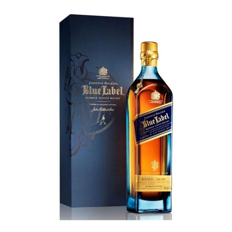 Whisky Escocês Johnnie Walker Blue Label 35 Maltes 750ml - Whisky ...