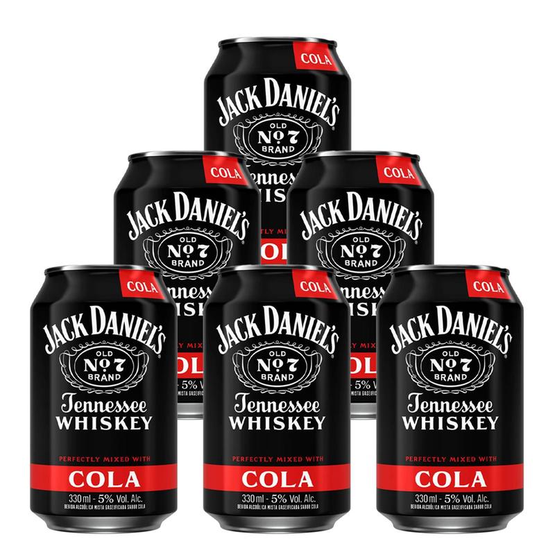 Whisky Jack Daniel's Cola 330ml 6 Unidades - Dilute - Whisky - Magazine ...
