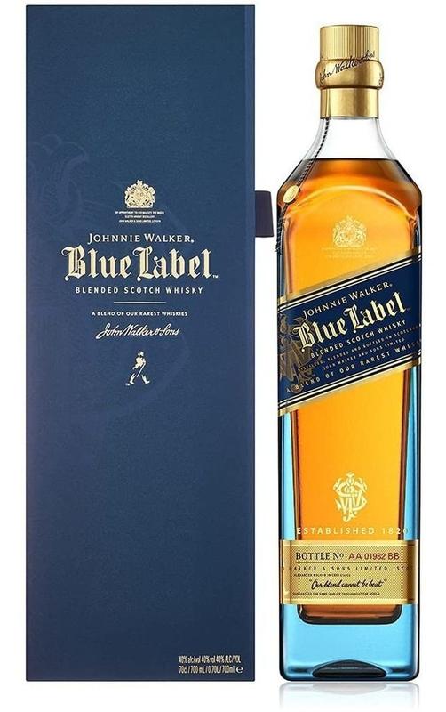 Whisky Johnnie Walker Blue Label 750ml Selo Ipi Nota Fiscal - Whisky ...