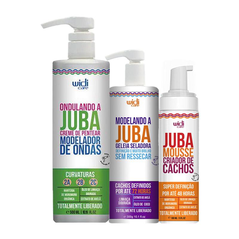Wide Care Ondulando A Juba, Mousse, Geleia Modelando - Widi Care ...