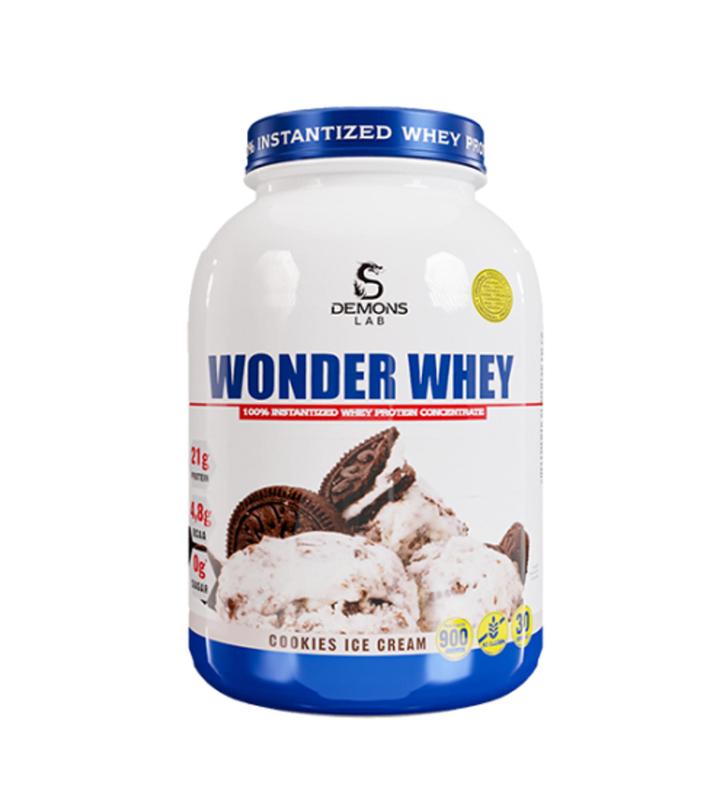 Wonder Whey 900g ( WPC 21g proteína / dose 30g ) Demons Lab - Whey ...