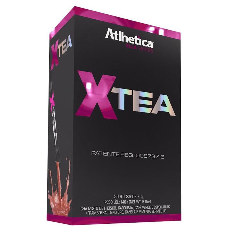 X-Tea Caixa 20 Sticks - Atlhetica Nutrition - Chá Verde - Magazine Luiza