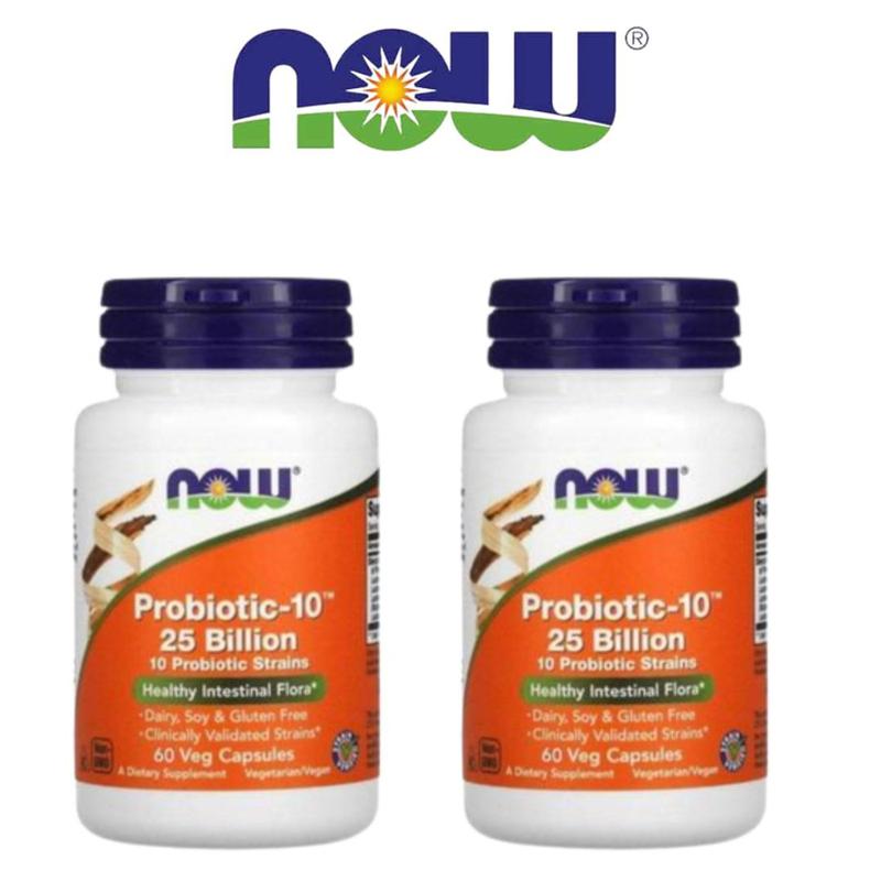 X2 Probiotic-10 25 Billion NOW FOODS !! - Lactobacilos - Magazine Luiza