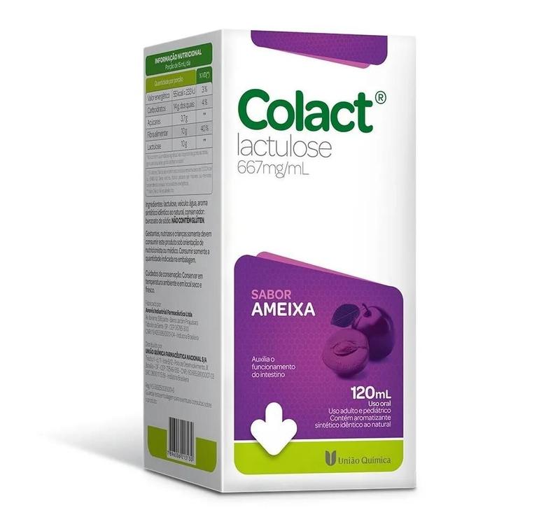Xarope Colact 120ml Sabor Ameixa - União Química - Uniao Quimica ...