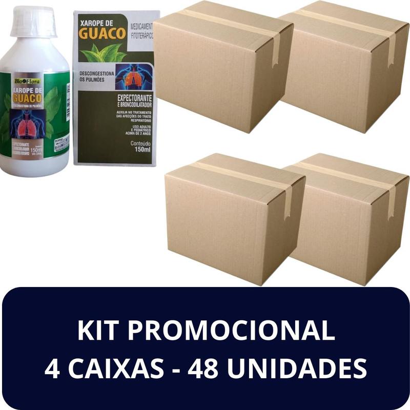 Xarope de Guaco Bio Flora Expectorante e Broncodilatador Frasco 150ml ...