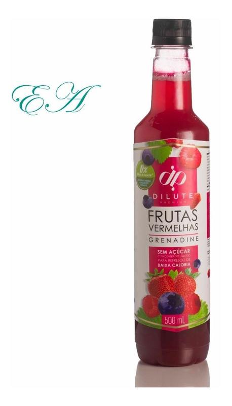 Xarope Dilute Premium Frutas Vermelhas Zero 500ml Original Soda ...