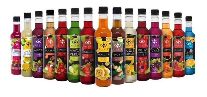 Xarope dilute premium soda italiana vários sabores 500ml - Xarope de ...