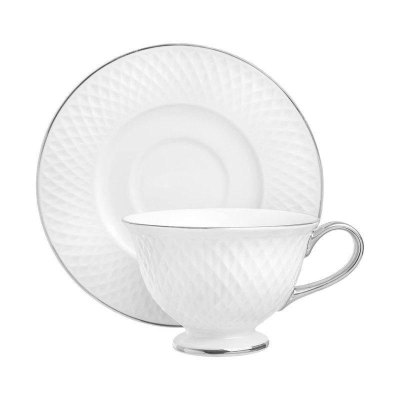 Xícara de Chá Home Style Eclat Platinum - Xícaras - Magazine Luiza