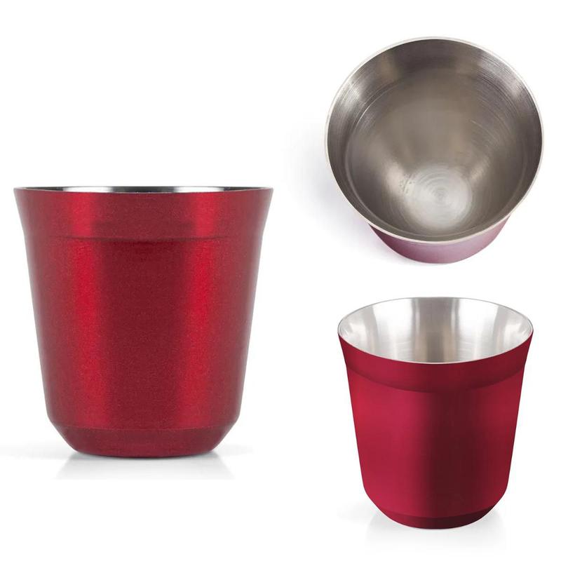 Xicara inox 90ml 2 peças café quente - WELLMIX - Xícaras de Café ...