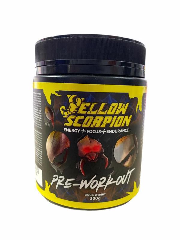 Yellow Scorpion Pré Treino 300g Uninativa Original - Pré Treino ...