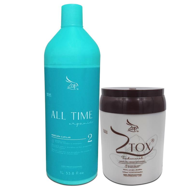 Zap Kit All Time Progressiva 1L + Ztox Mascara 950g - Zap Cosméticos ...