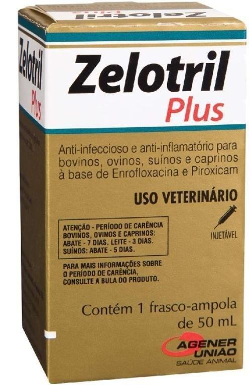 Zelotril Plus Injetável Agener União 50Ml - Agener Uniao - Antibiótico ...