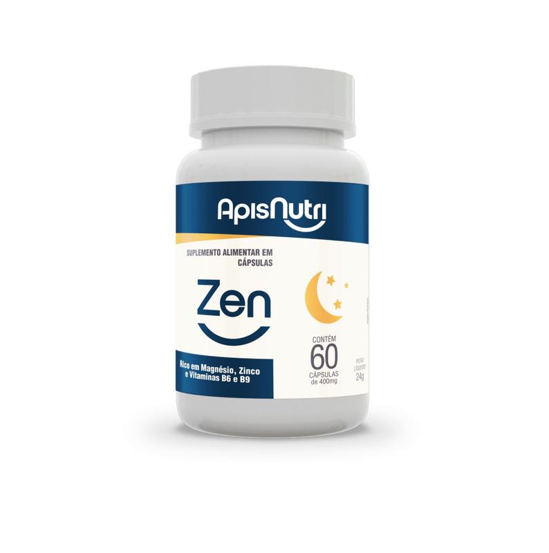Zen Suplemento com Vitaminas e Minerais Kit 3 unidades 60 Cápsulas ...