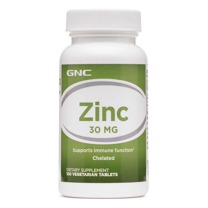 Zinc-30 Zinc Zinco 30mg (100 Tablets) GNC - Zinco - Magazine Luiza