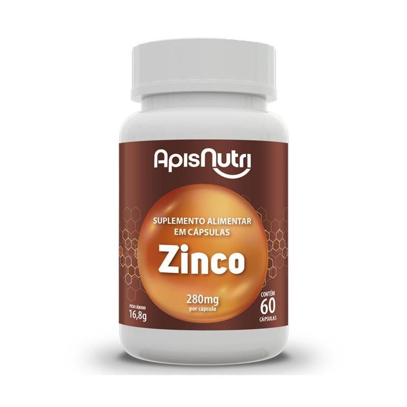 Zinco 60 Cápsulas Apisnutri - Zinco - Magazine Luiza