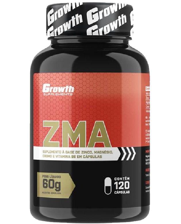 Zma 120 Cápsulas Original Growth - Growth Supplements - ZMA - Magazine ...