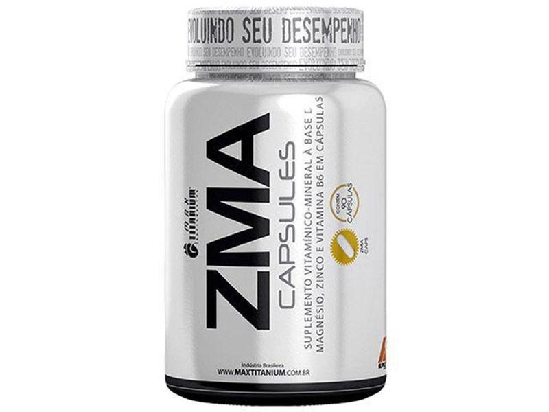 Zma 90 Cápsulas Max Titanium - Max Titanium - ZMA - Magazine Luiza